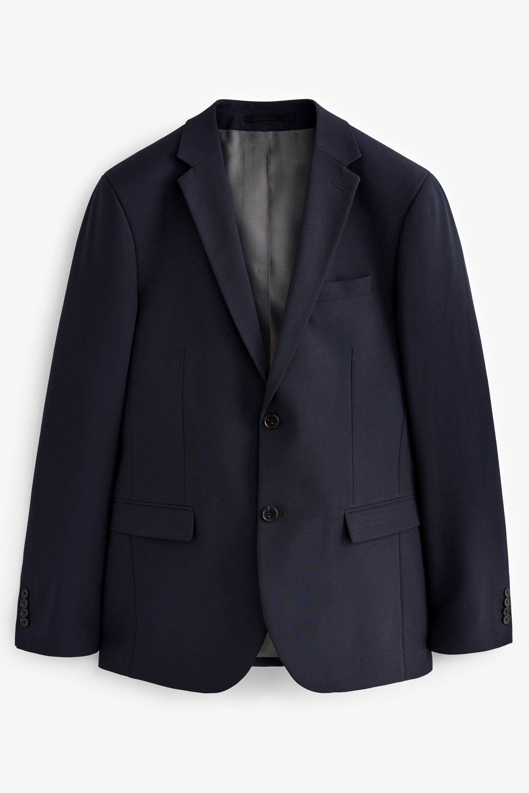 Buy Navy Regular Fit Essential Suit Jacket from the Next UK online shop