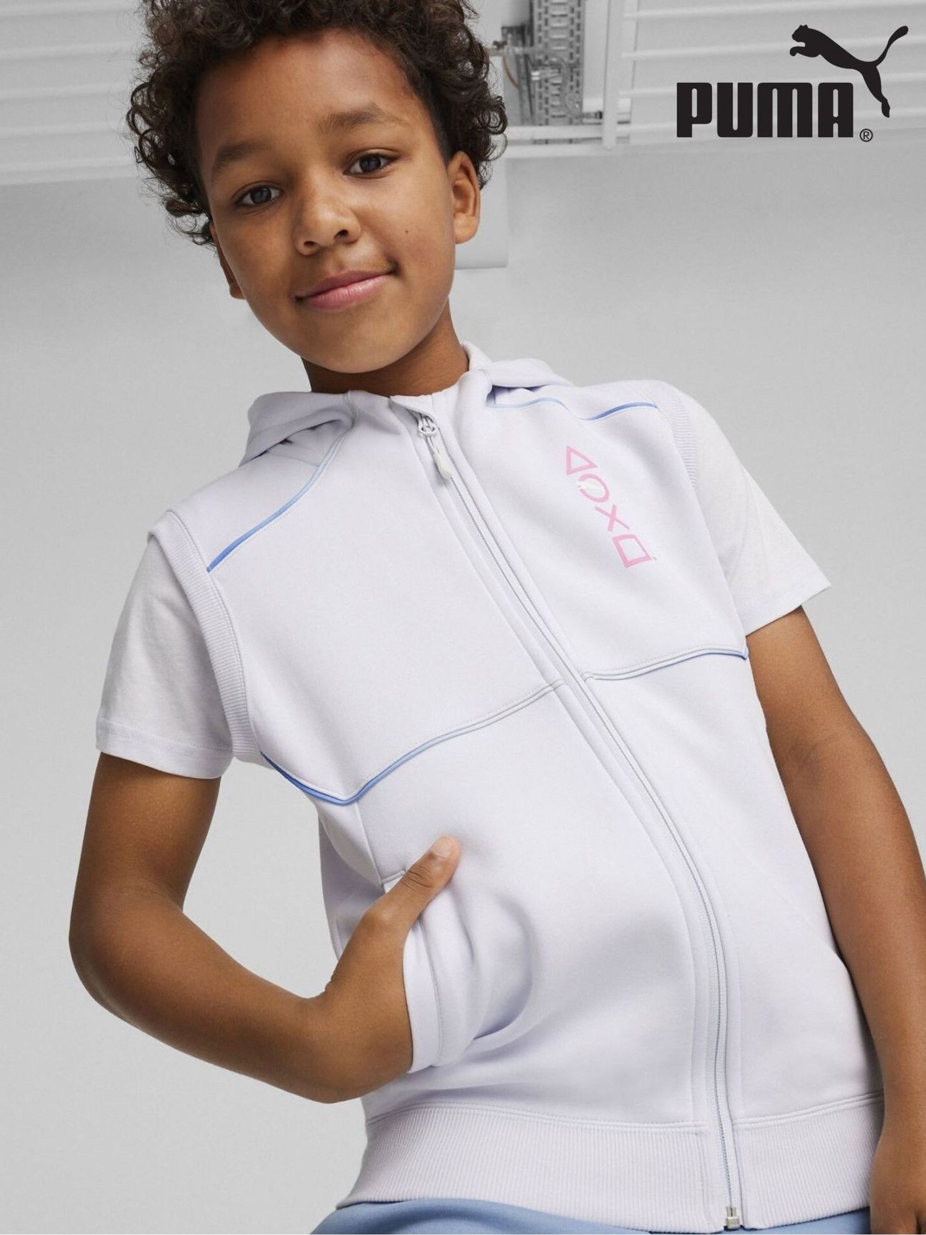 Buy Boys Puma Short Sleeve Hoodies Online Next UK
