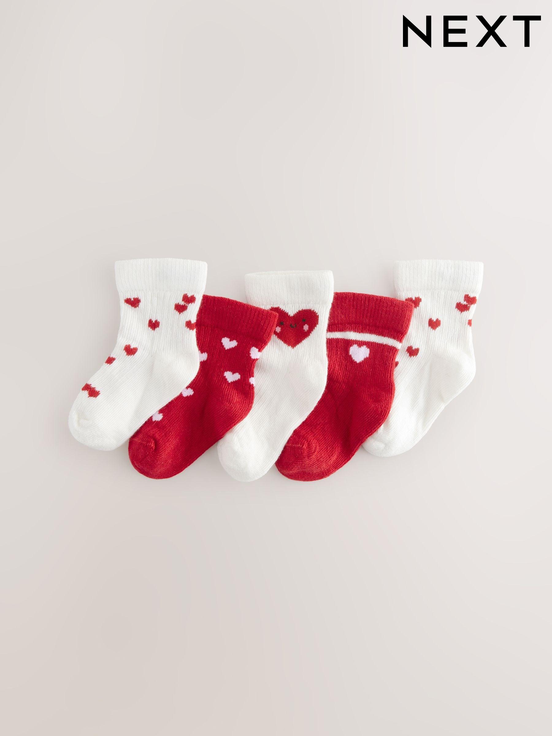 Baby girl red socks store
