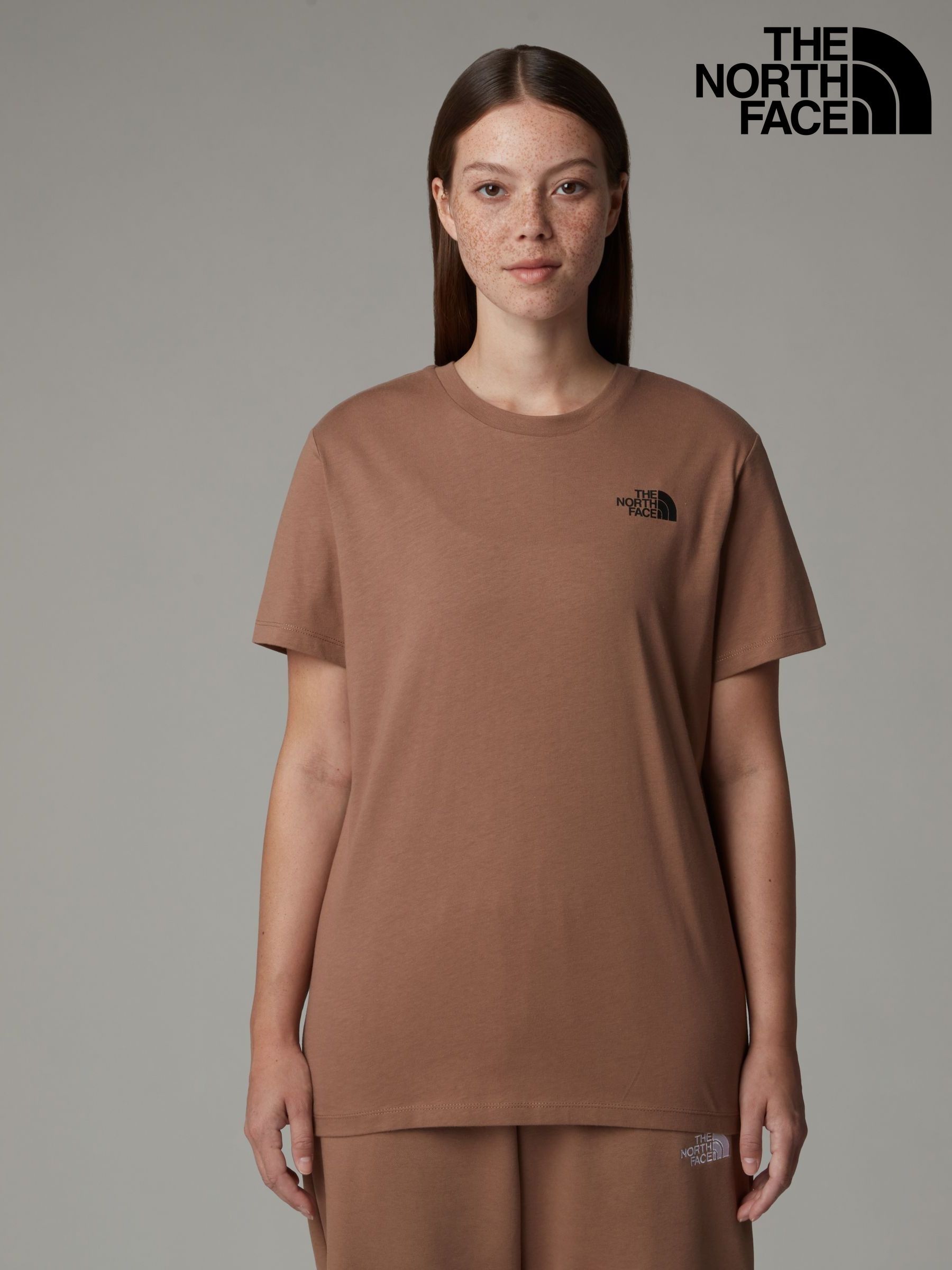 Skechers t shirt womens brown store