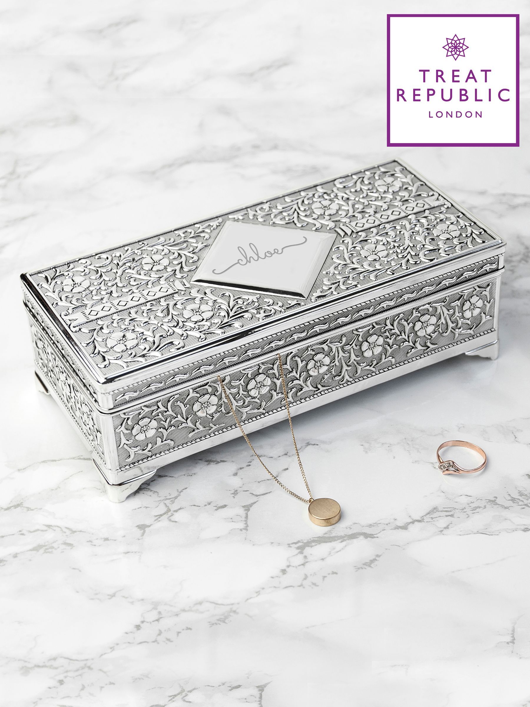 Personalised Jewellery Engraved Jewellery Boxes Watches Next UK