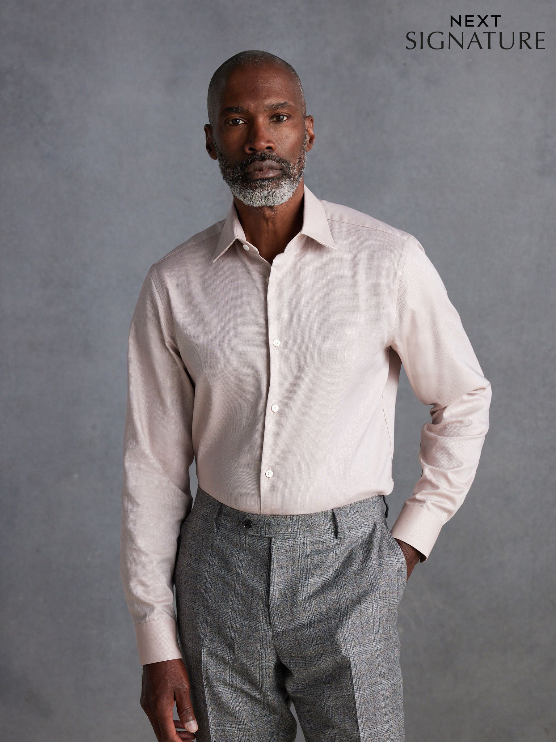 Men s Brown Formal Shirts Next UK