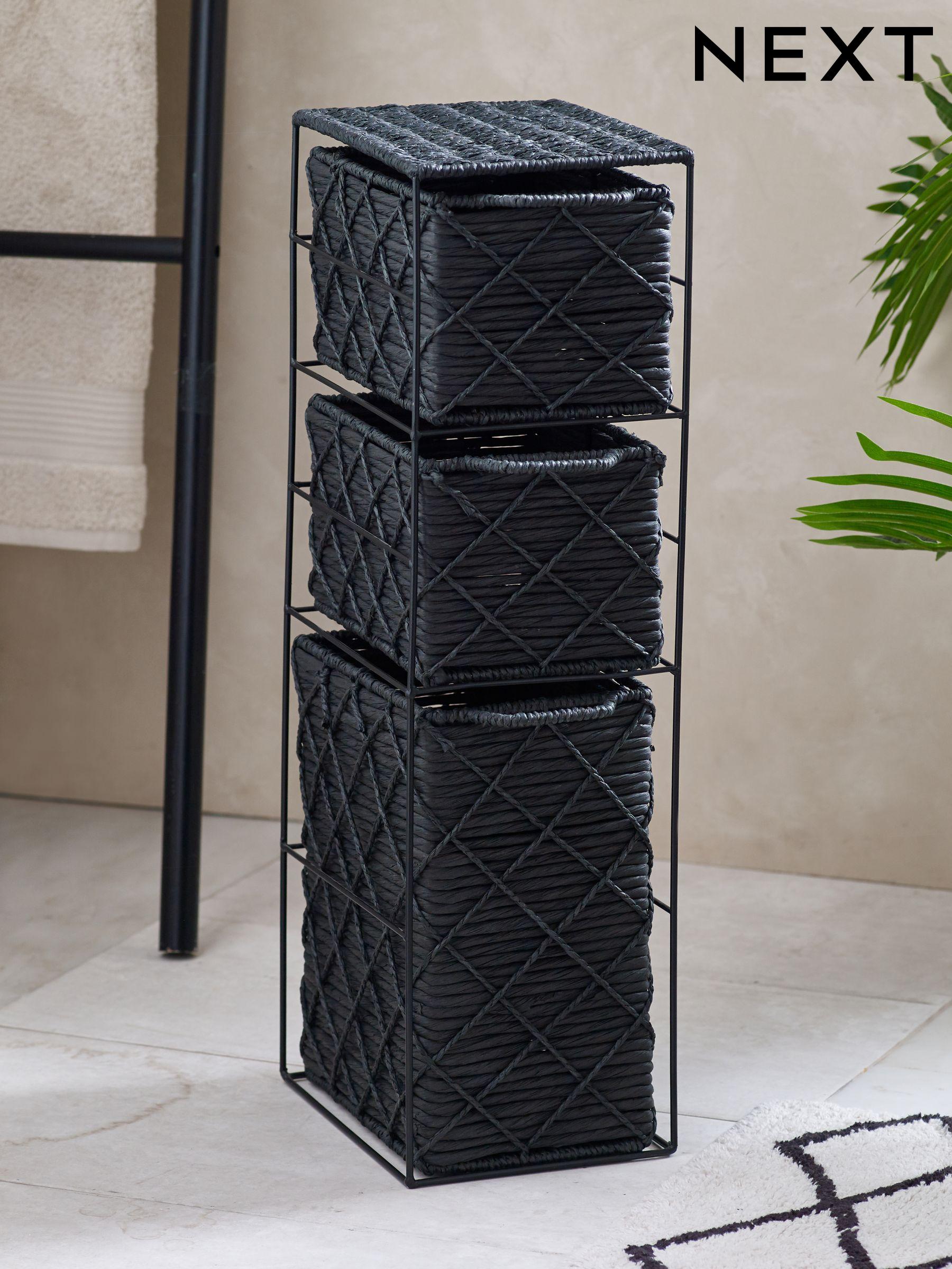 Black Bathroom Storage Next UK