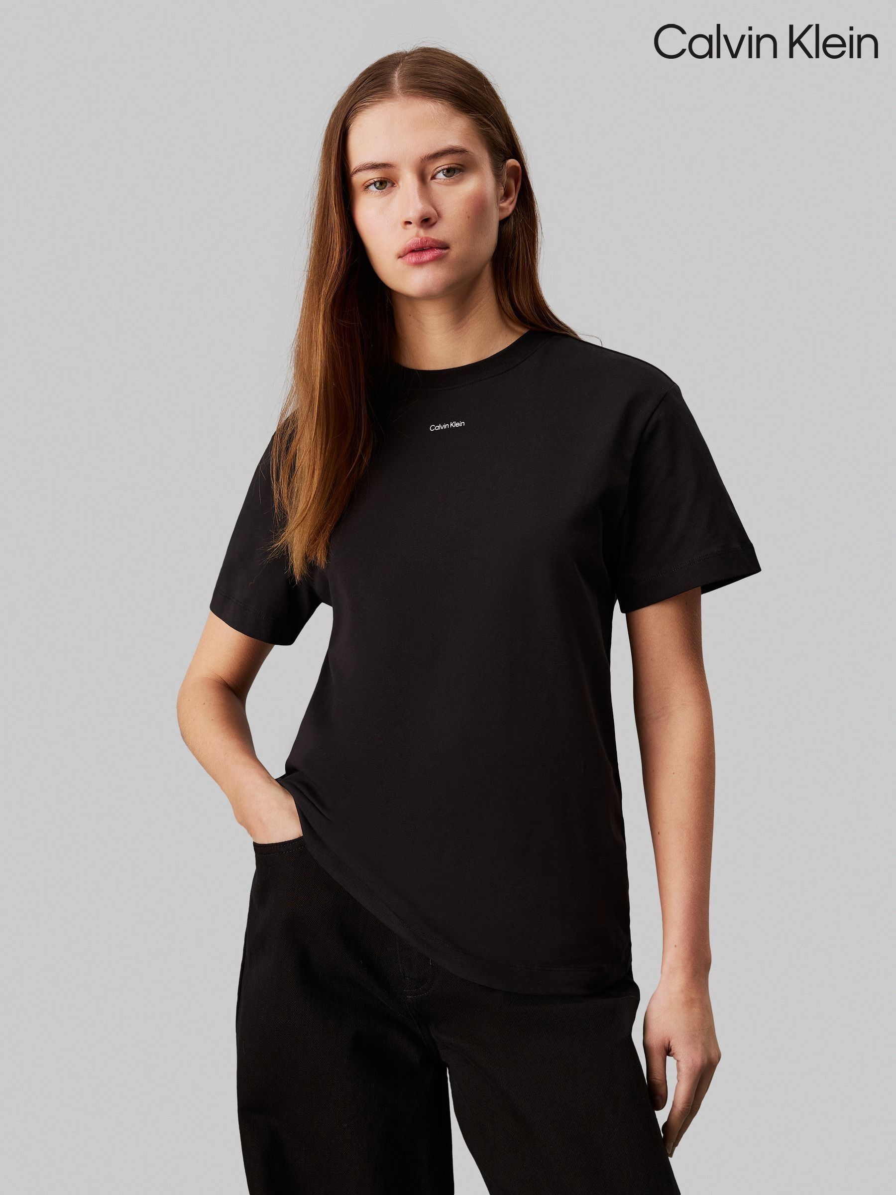 Calvin klein plain t shirt store
