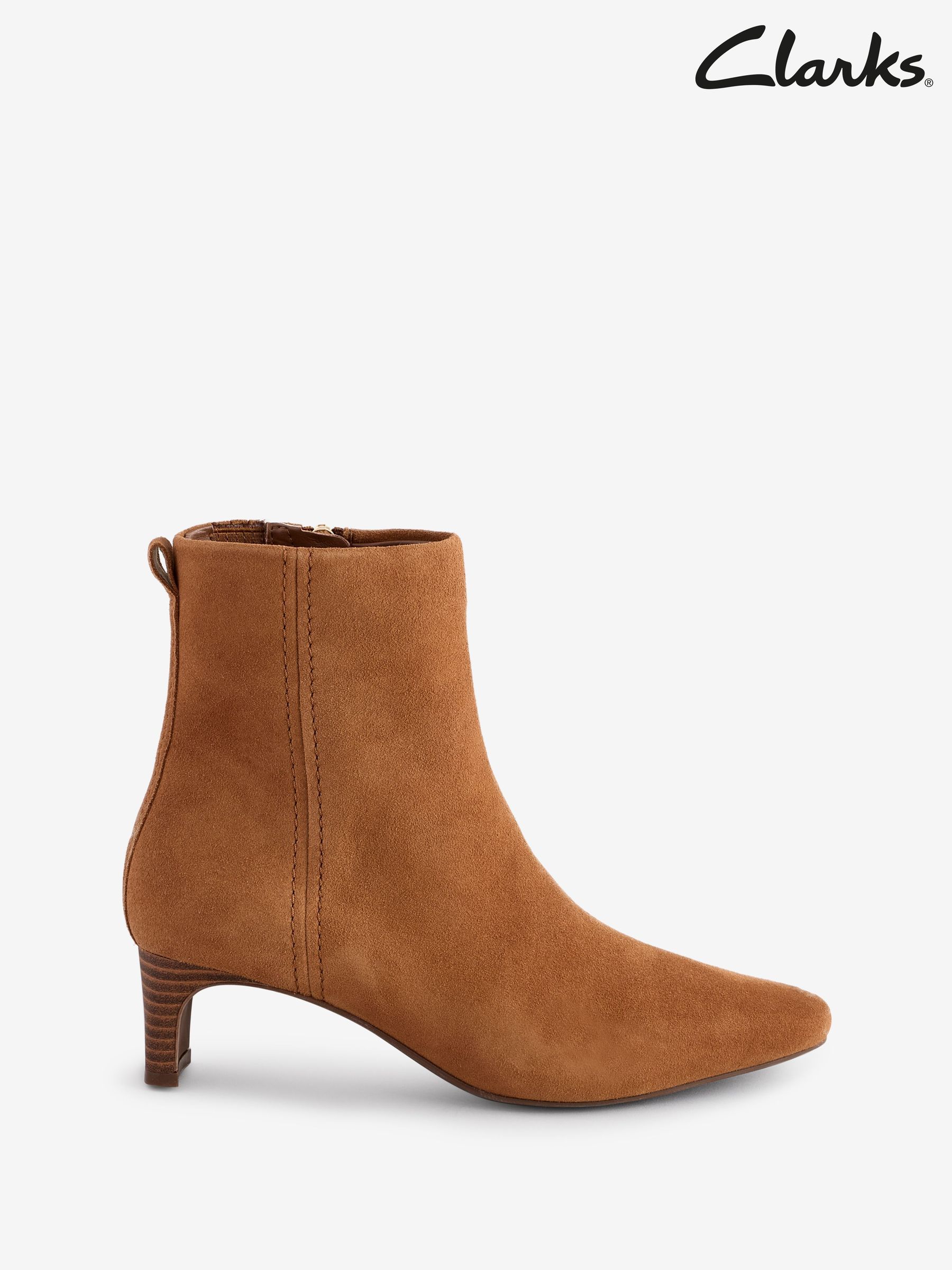 Women s Clarks Brown Ankle Boots Next Luxembourg