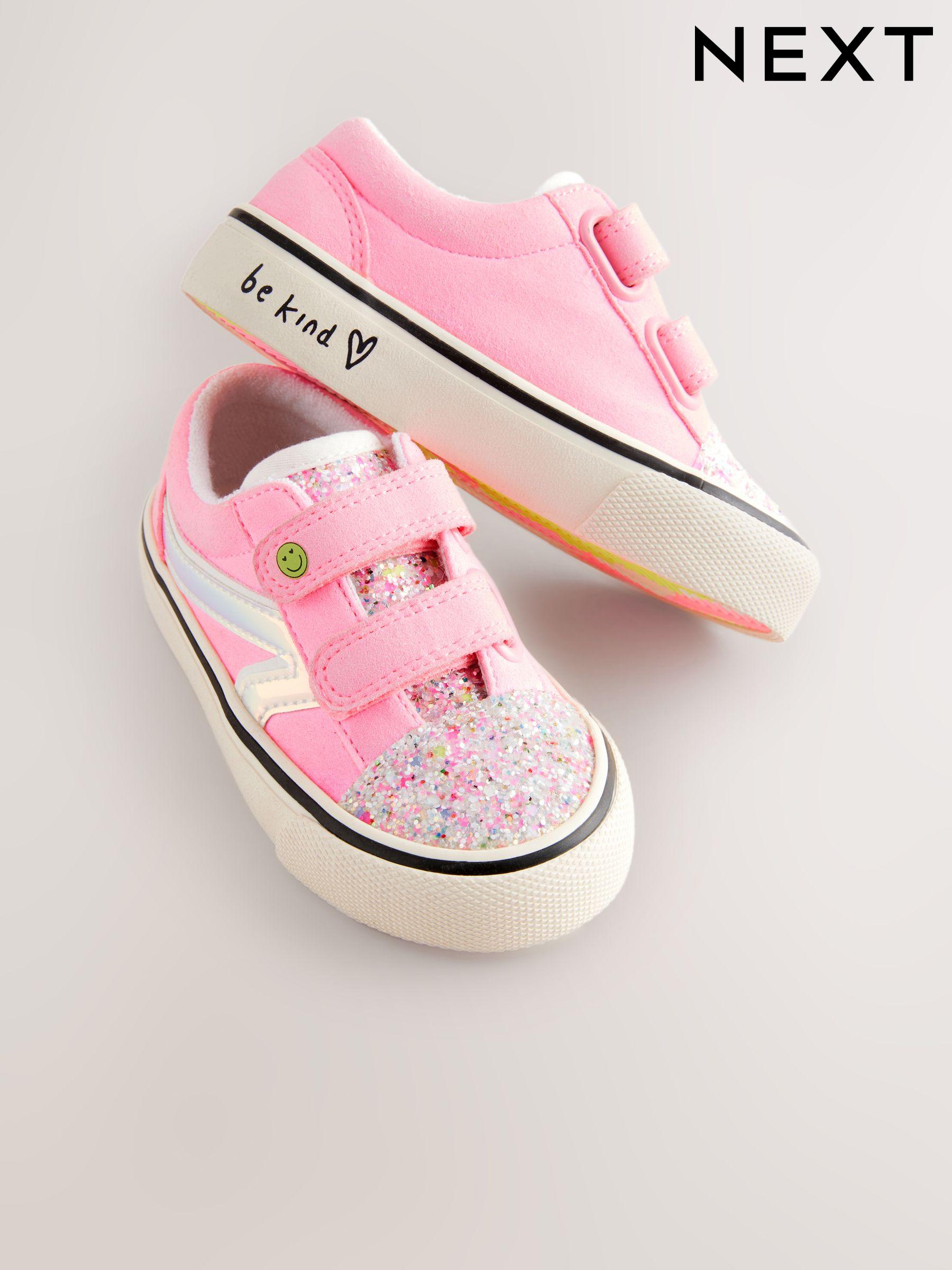 Girls pink trainers store