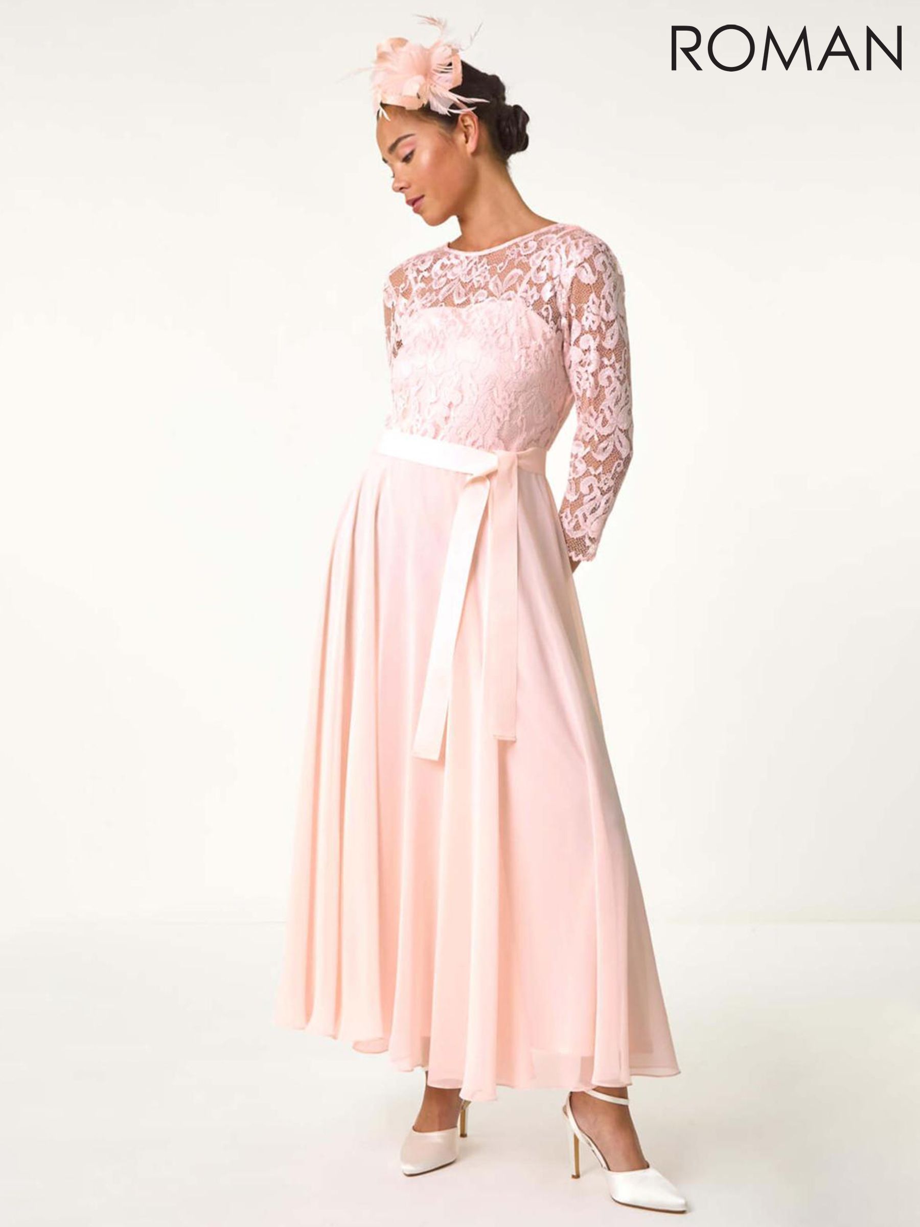 Women's Pleated Lace 3/4 Sleeve Dresses | Next Oman Women's Pleated Lace 3/4 Sleeve Dresses | Next Oman