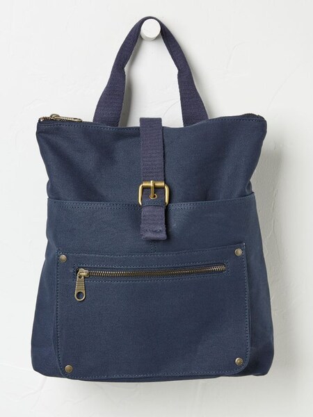 Navy Alba Canvas Rucksack (AJ7473) | £42.50