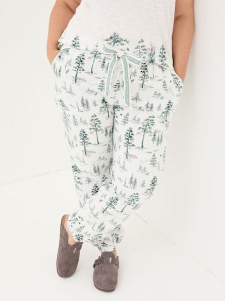 Christmas Cora Ivory Trees Pyjama Bottoms (E13890) | £18