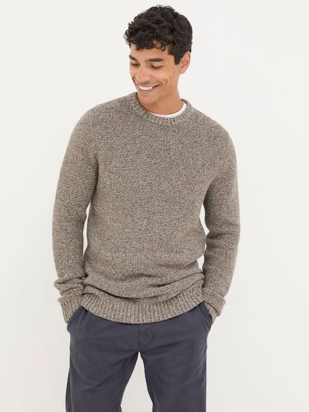 Hove Natural Crew Neck Jumper (E50066) | £59