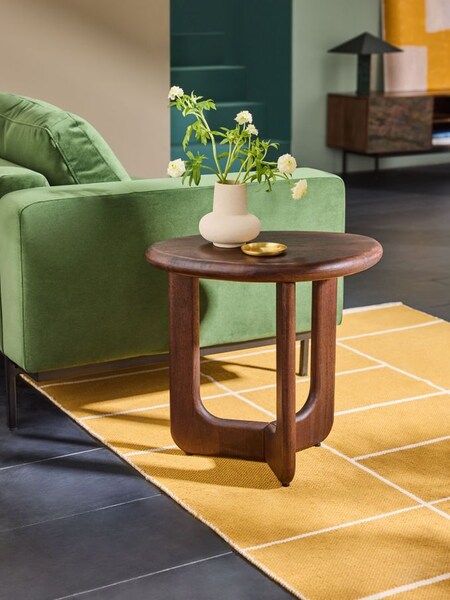 Arlo Side Table in Dark Mango Wood (N27718) | £159