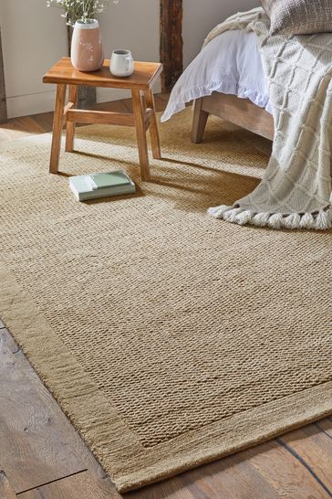 Buy Dark Natural Florence Border Rug from Next Ireland