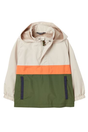 Buy Joules Venture-Waterproof Overhead Packable White Jacket from Next ...