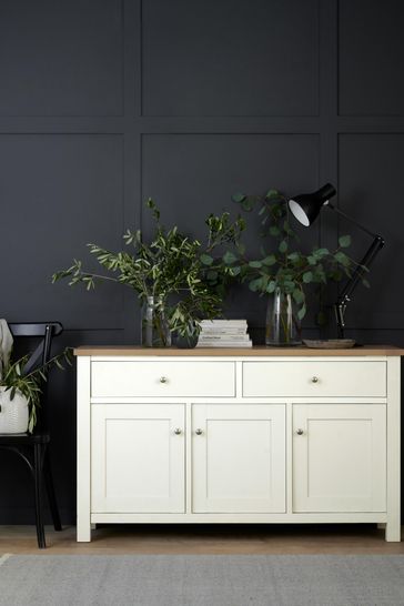 Buy Cream Malvern Oak Effect Large Sideboard from Next Ireland