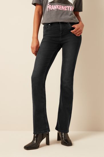 Buy Washed Black Super Soft Bootcut Jeans from Next Ireland