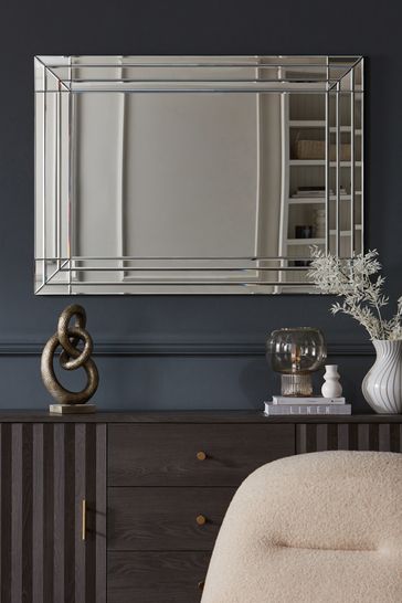 Buy Clear Bevel Rectangle Wall Mirror from Next Ireland