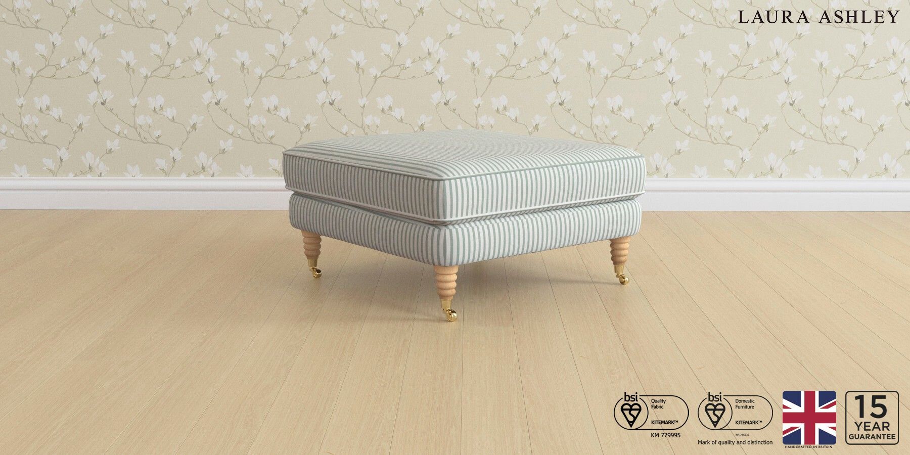 Lynden Scatter Back by Laura Ashley Extra Large Footstool