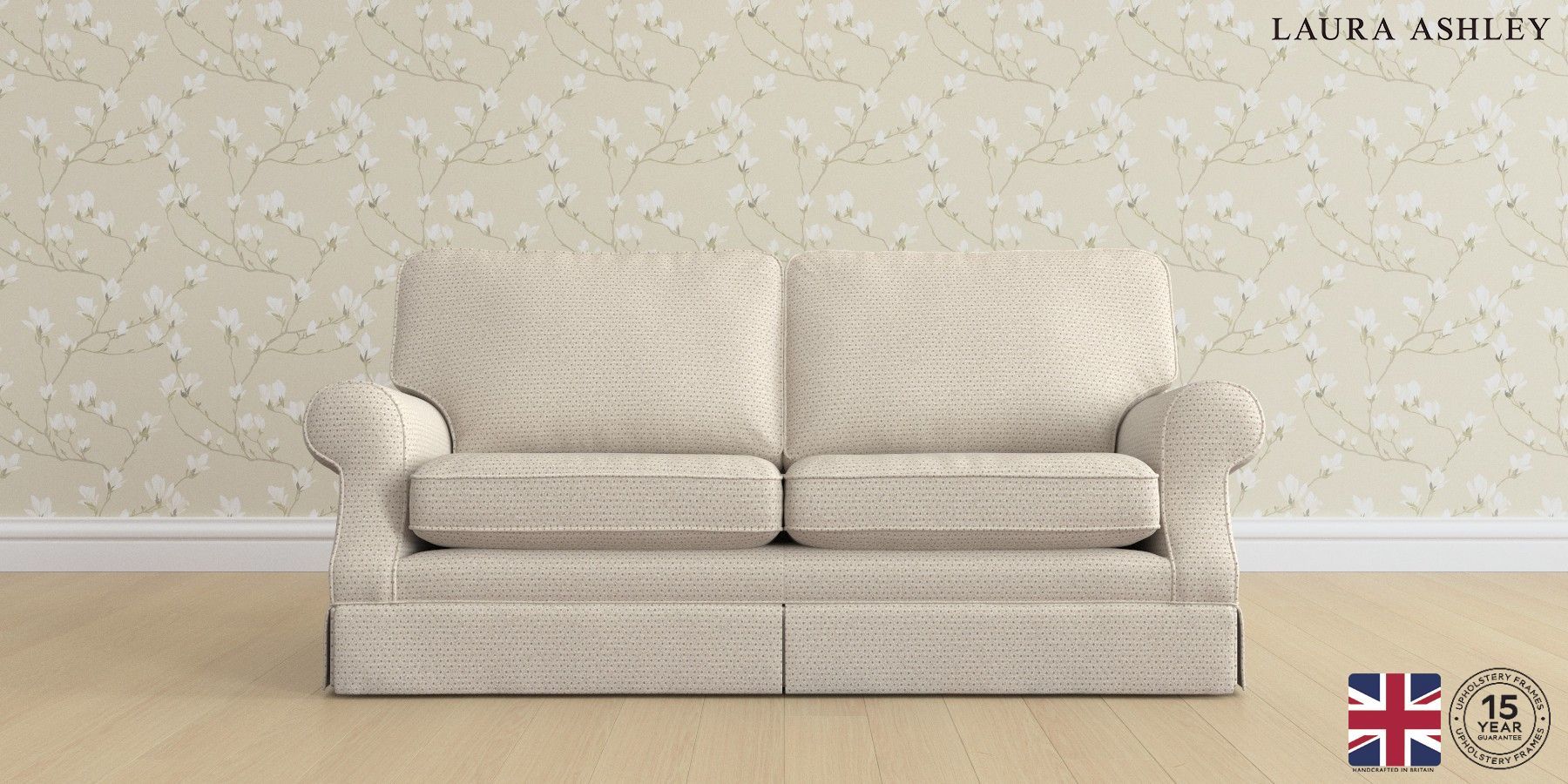 Padstow by Laura Ashley 3 Seater Small Sofa