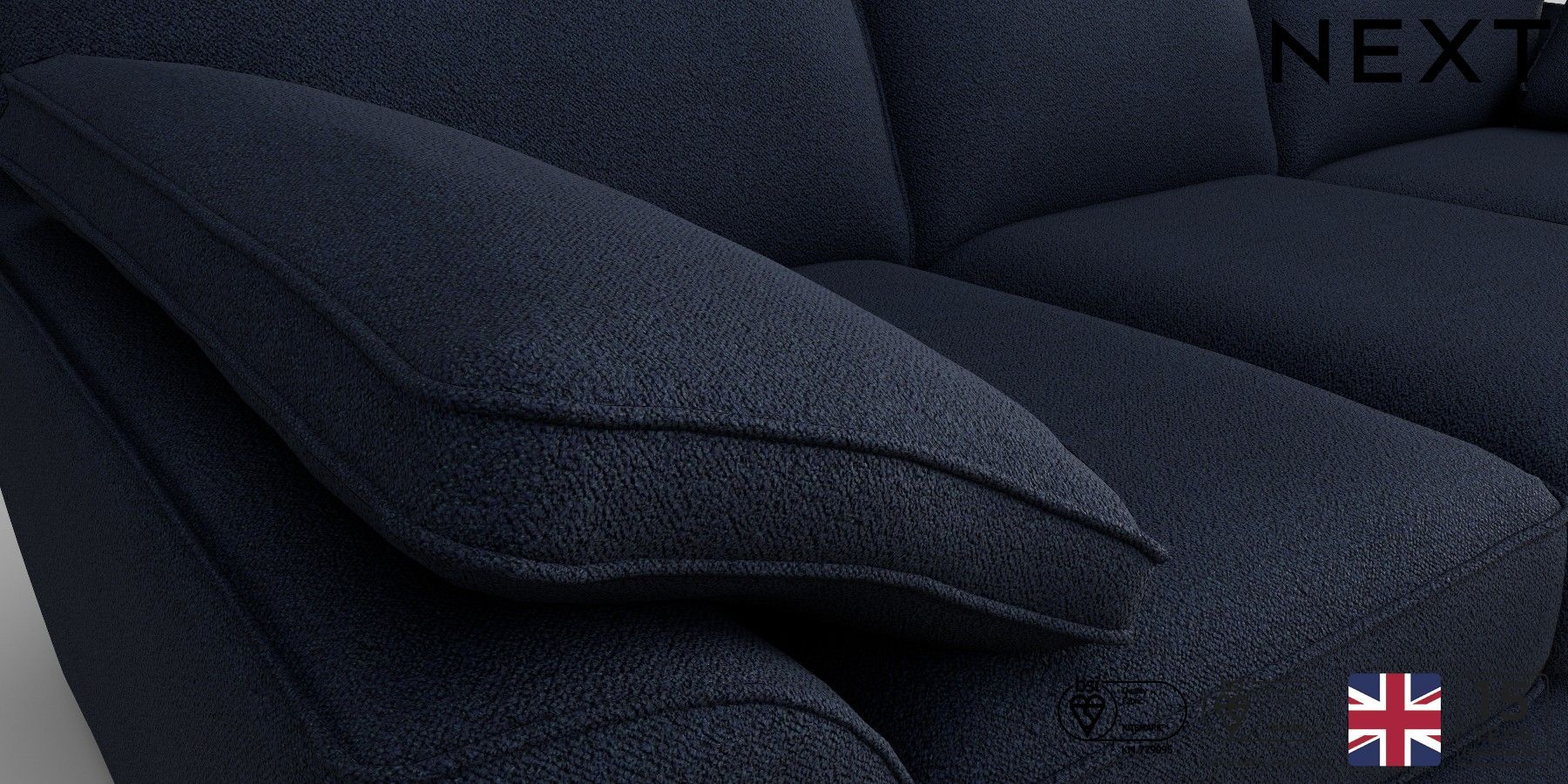 Buy Stamford Grand Relaxed Sit Medium Sofa Chaise - Right Hand Casual ...