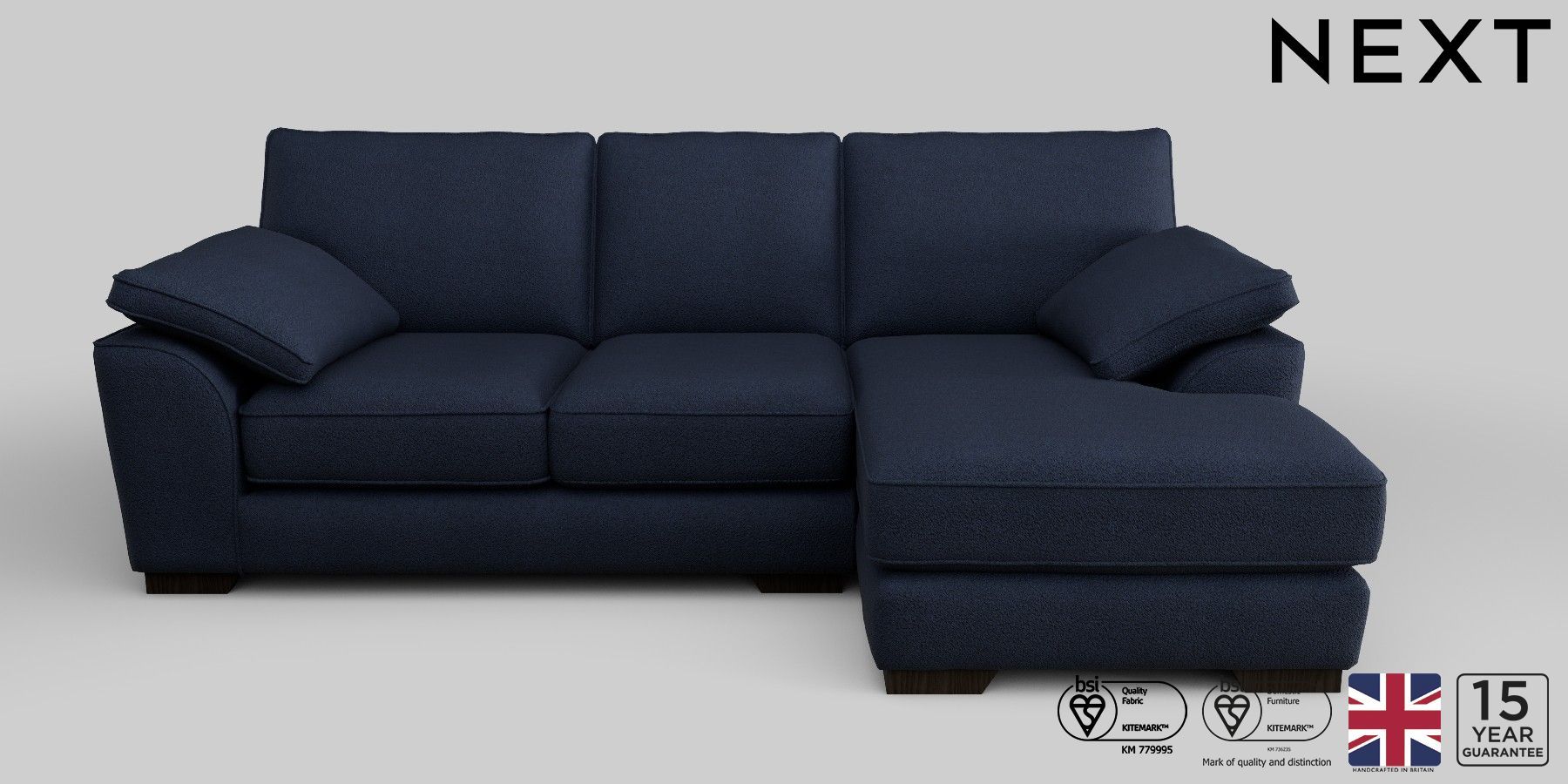 Buy Stamford Grand Relaxed Sit Medium Sofa Chaise - Right Hand Casual ...