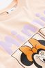Buy Orange Minnie Mouse Cycle Shorts and T-Shirt Set (3mths-7yrs) from ...