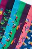 Buy Bright Animals Fun Pattern Socks 8 Pack from the Next UK online shop