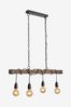 Buy Brown Bronx Linear 4 Light Pendant Ceiling Light from the Next UK ...