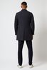 Buy French Connection Dark Blue Overcoat Herringbone Jacket from Next ...