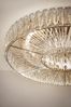 Buy Clear Aria Extra Large Flush Ceiling Light Fitting from the Next UK ...
