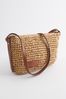Buy Neutral Straw Cross-Body Bag from the Next UK online shop