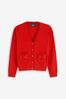 Buy Red Cotton Rich Bow Pocket School Cardigan (3-16yrs) from the Next ...