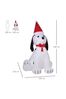 Buy Homcom Red 6ft Inflatable Christmas Dog Decoration from the Next UK ...