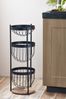 Buy Black Bronx Fruit & Vegetable Storage Baskets Stand from Next Ireland