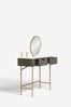Buy Dark Grey Valencia Marble Mango Wood Dressing Table from the Next ...