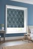 Buy Laura Ashley Blue Forden Made to Measure Roman Blinds from the Next ...