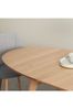 Buy MADE.COM Oak Jenson Oval Extendable 6 to 8 Seater Dining Table from ...