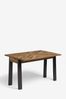 Buy Dark Bronx Oak Effect Console 2 to 4 Seater Extending Dining Table ...