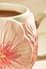 Buy Pink Flower Textured Mug from the Next UK online shop