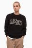 Buy AllSaints Black Stacked Crew Jumper from the Next UK online shop