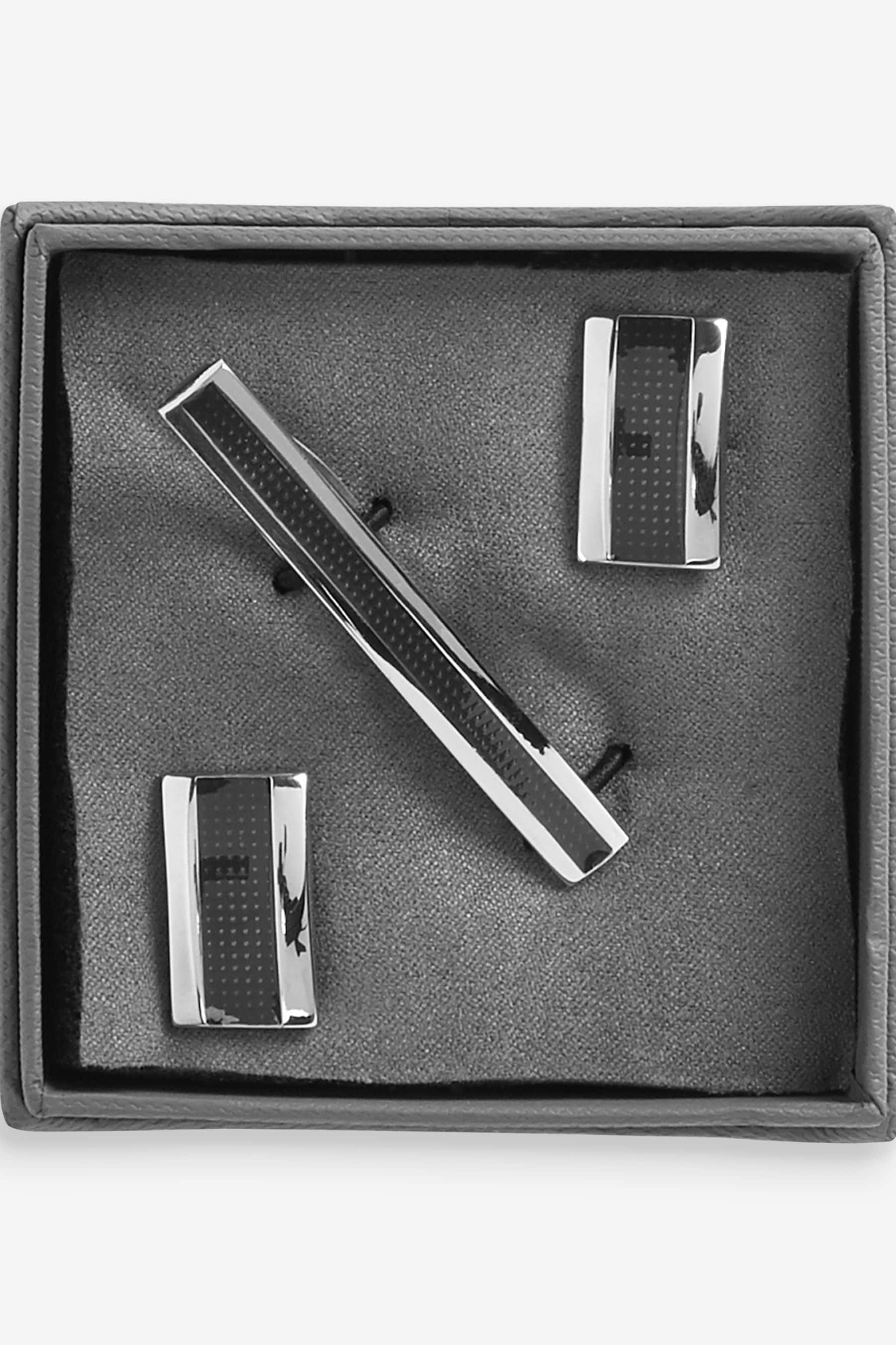 Buy Cufflink And Tie Clip Set from the Next UK online shop