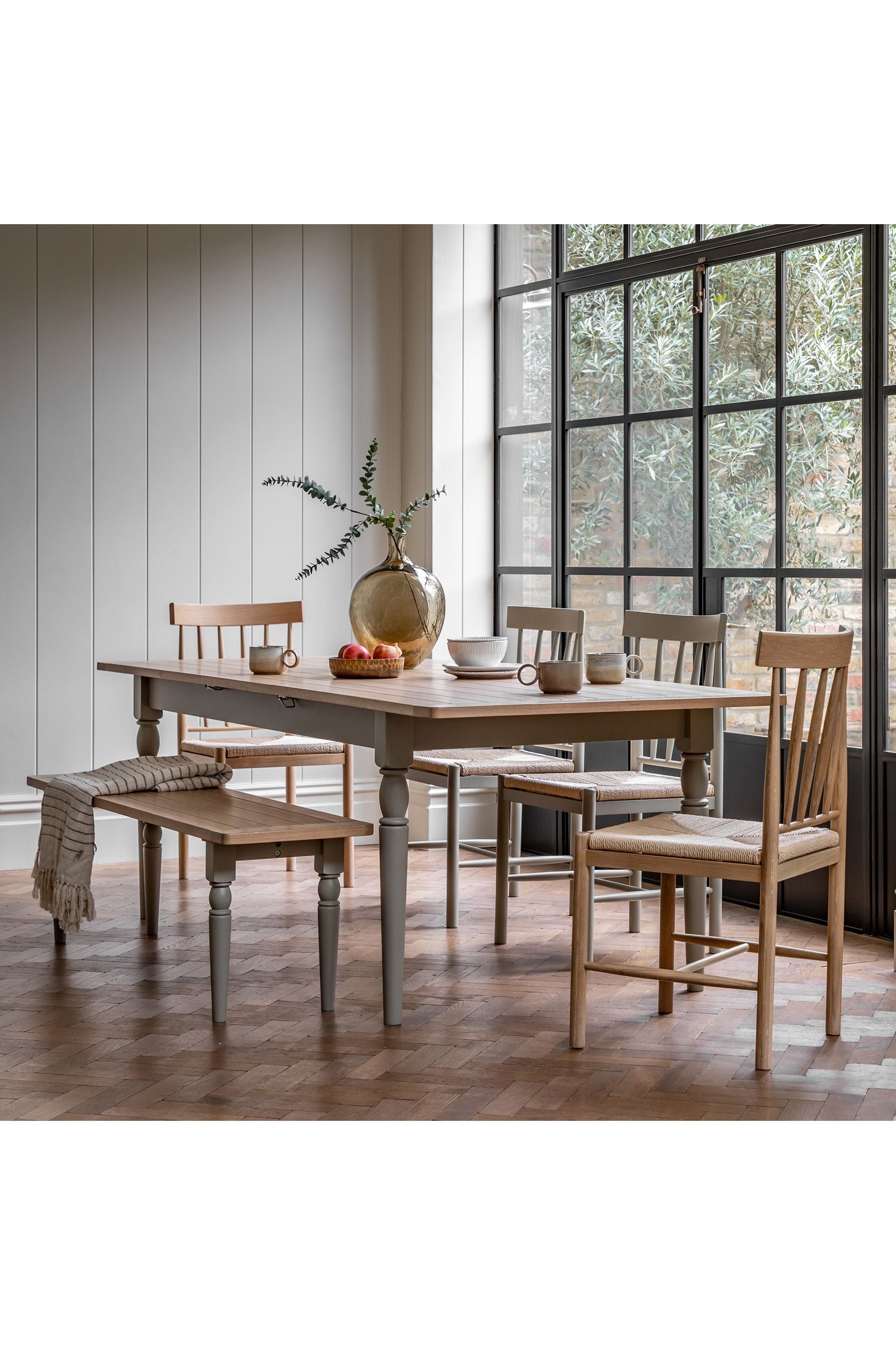 Buy Gallery Home Prairie Cream Leroy Extending Dining Table from the ...