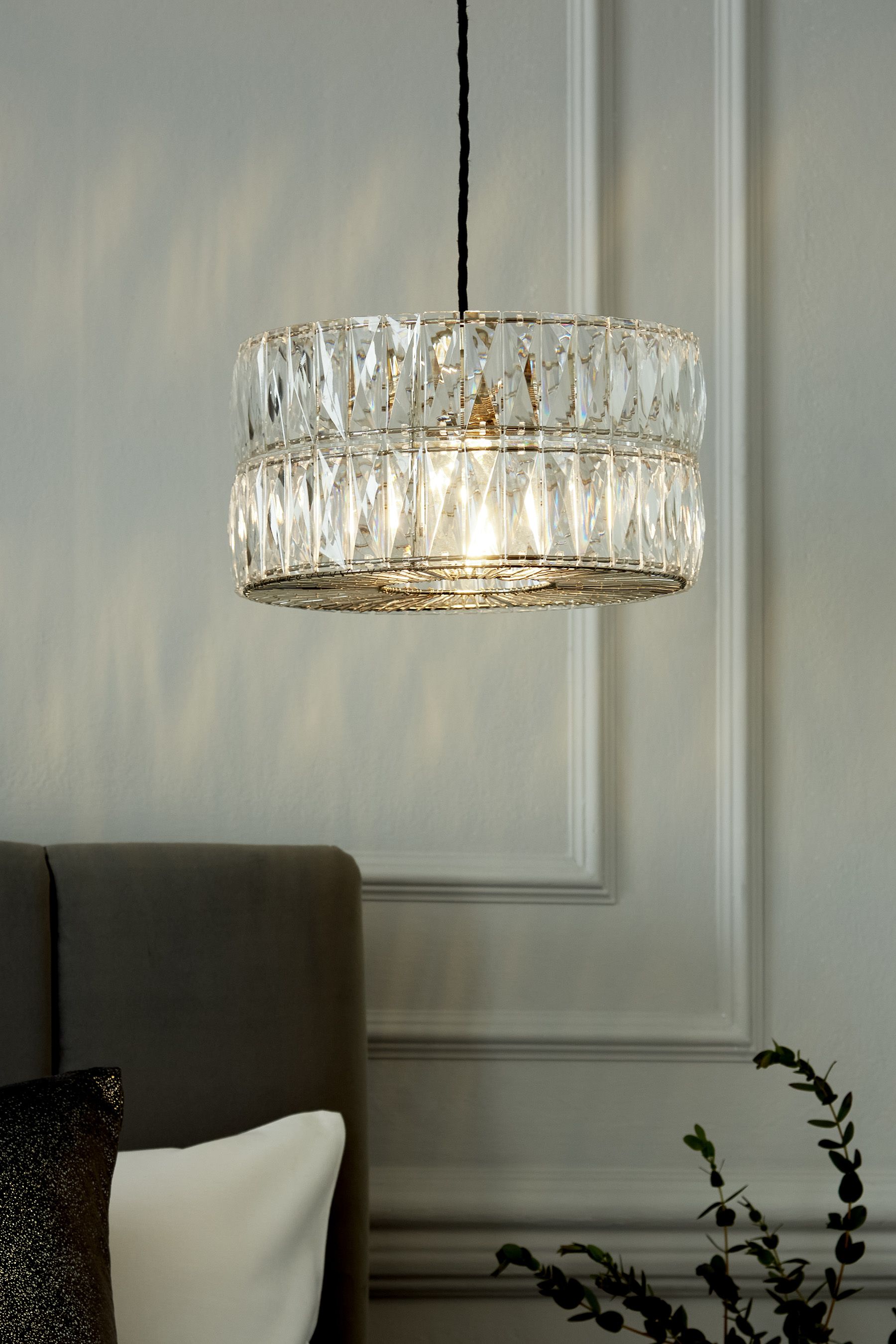 Buy Clear Aria Easy Fit Lamp Shade from the Next UK online shop