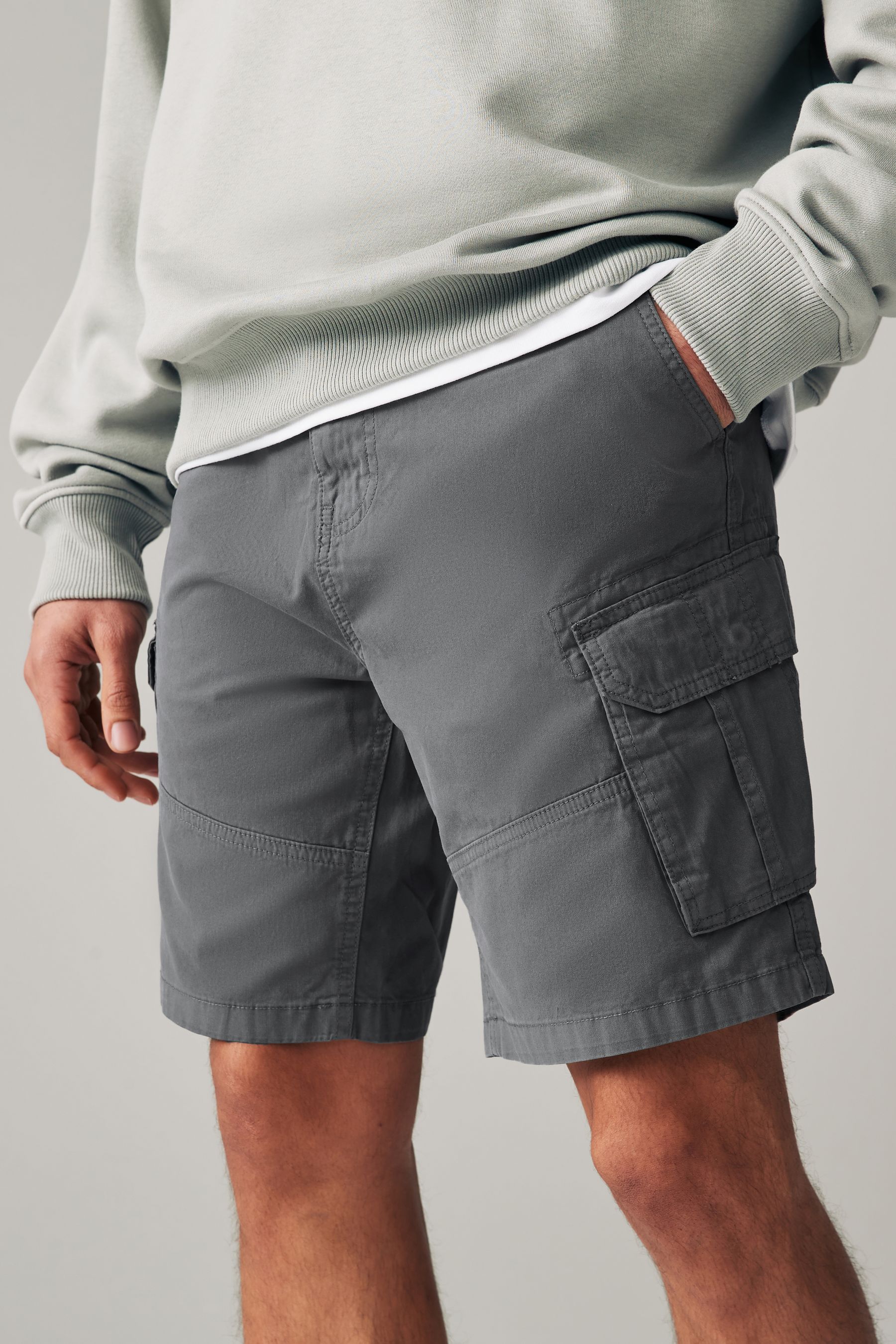 Buy Navy/Grey Cargo Shorts 2 Pack from the Next UK online shop