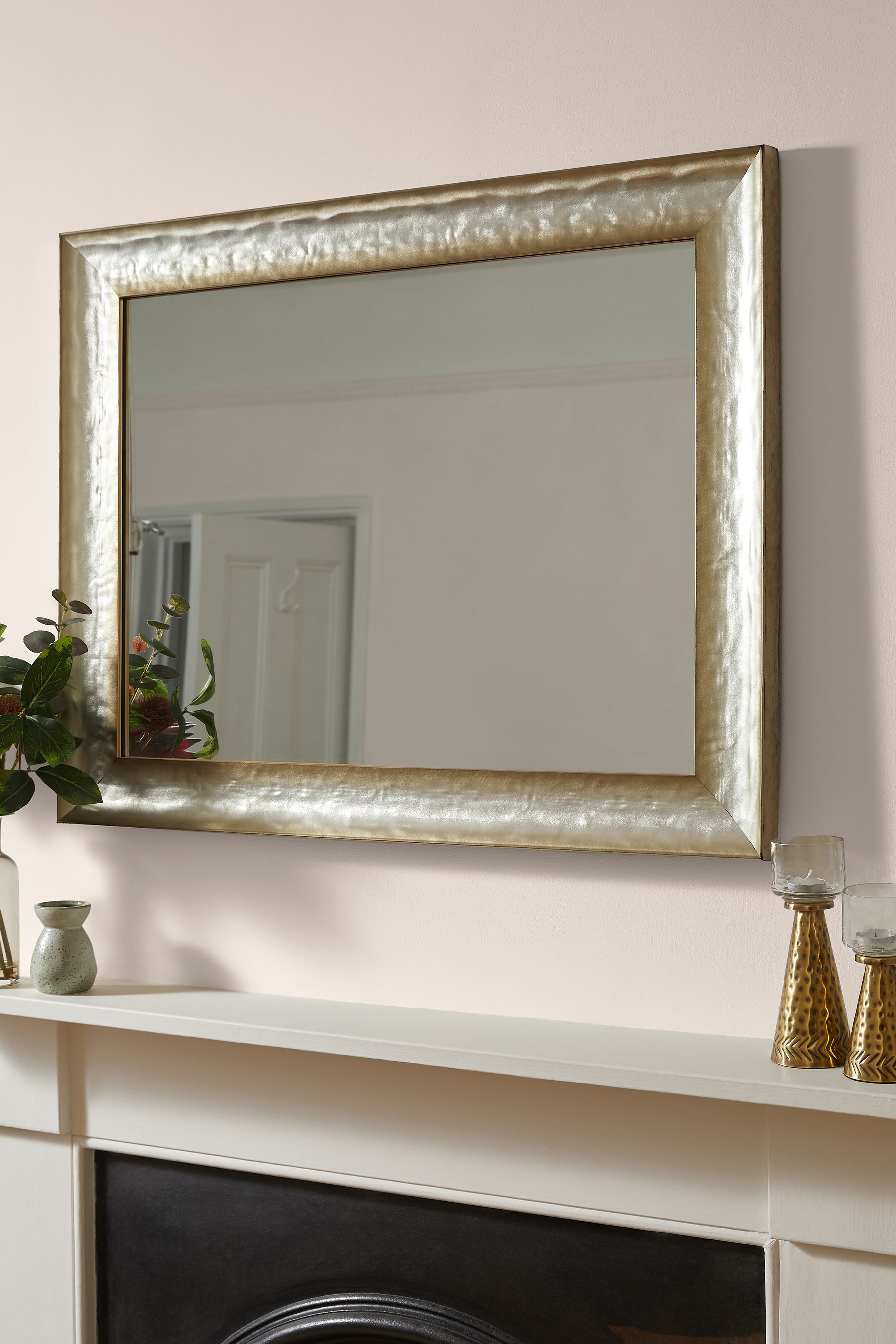 Buy Gold Rectangular Wall Mirror from the Next UK online shop