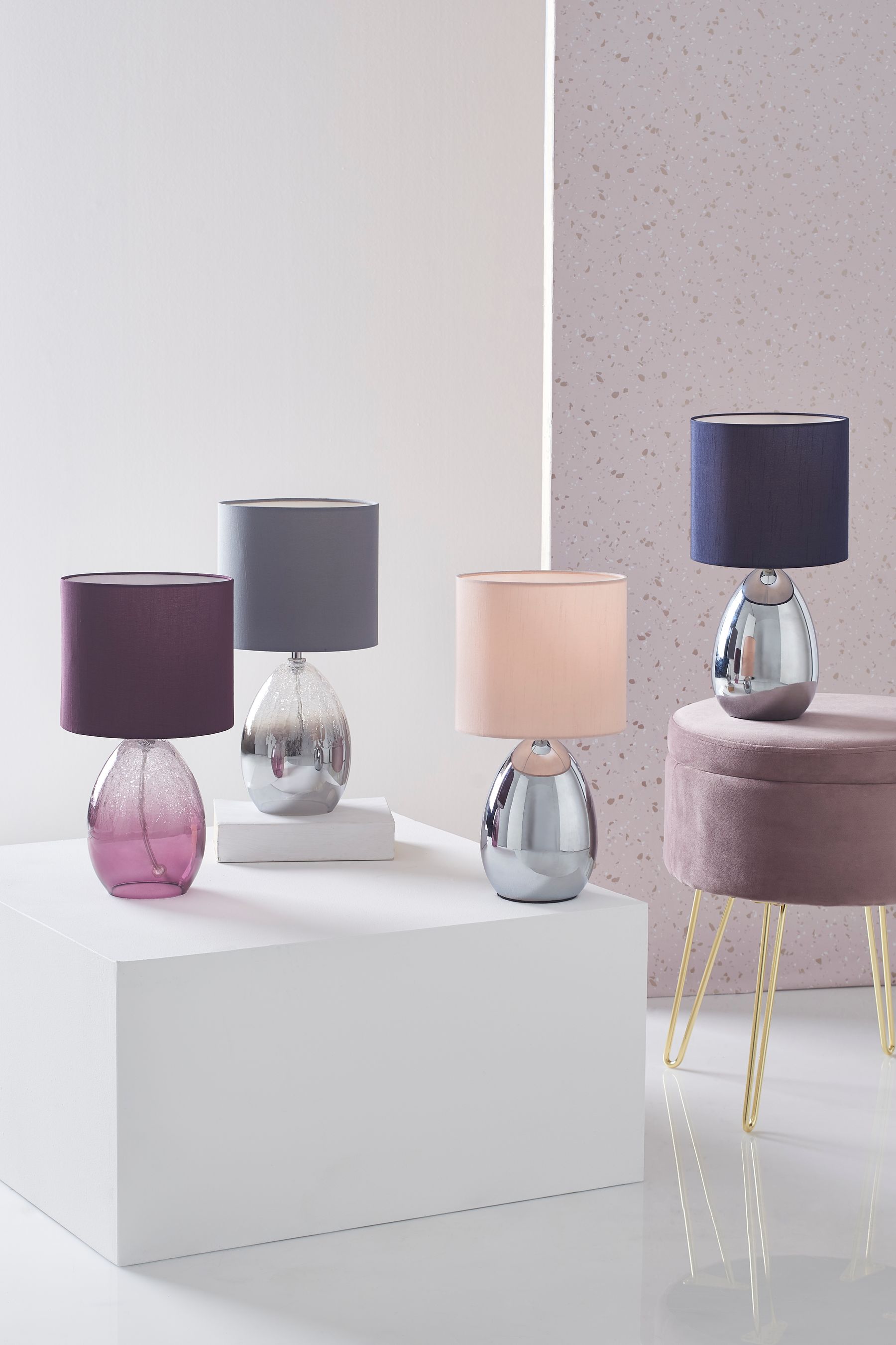 Buy Smoke Grey Isla Ombre Table Lamp from the Next UK online shop