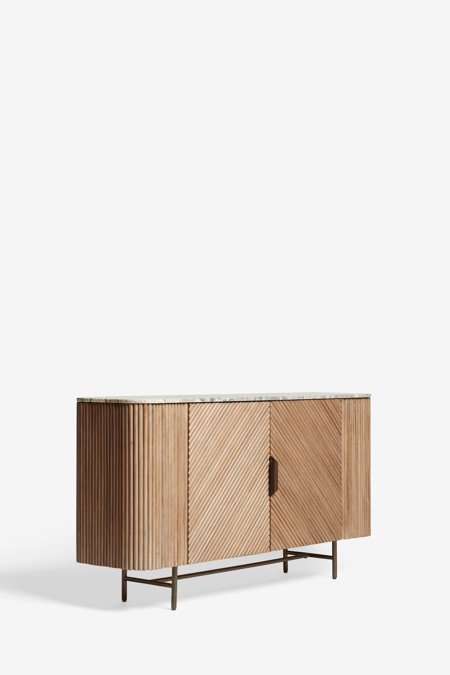Buy Natural Valencia Marble Mango Wood Large Sideboard from the Next UK ...