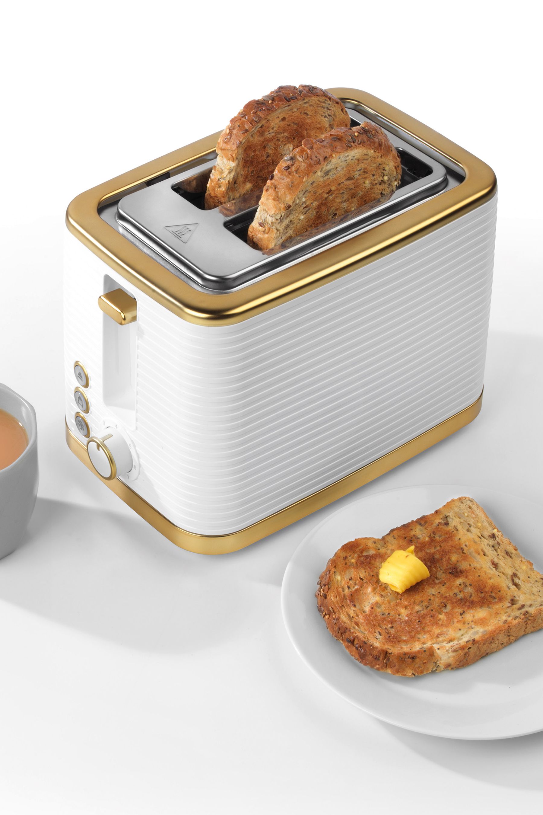 Buy Salter White Palermo Texture 2 Slice Toaster from the Next UK ...
