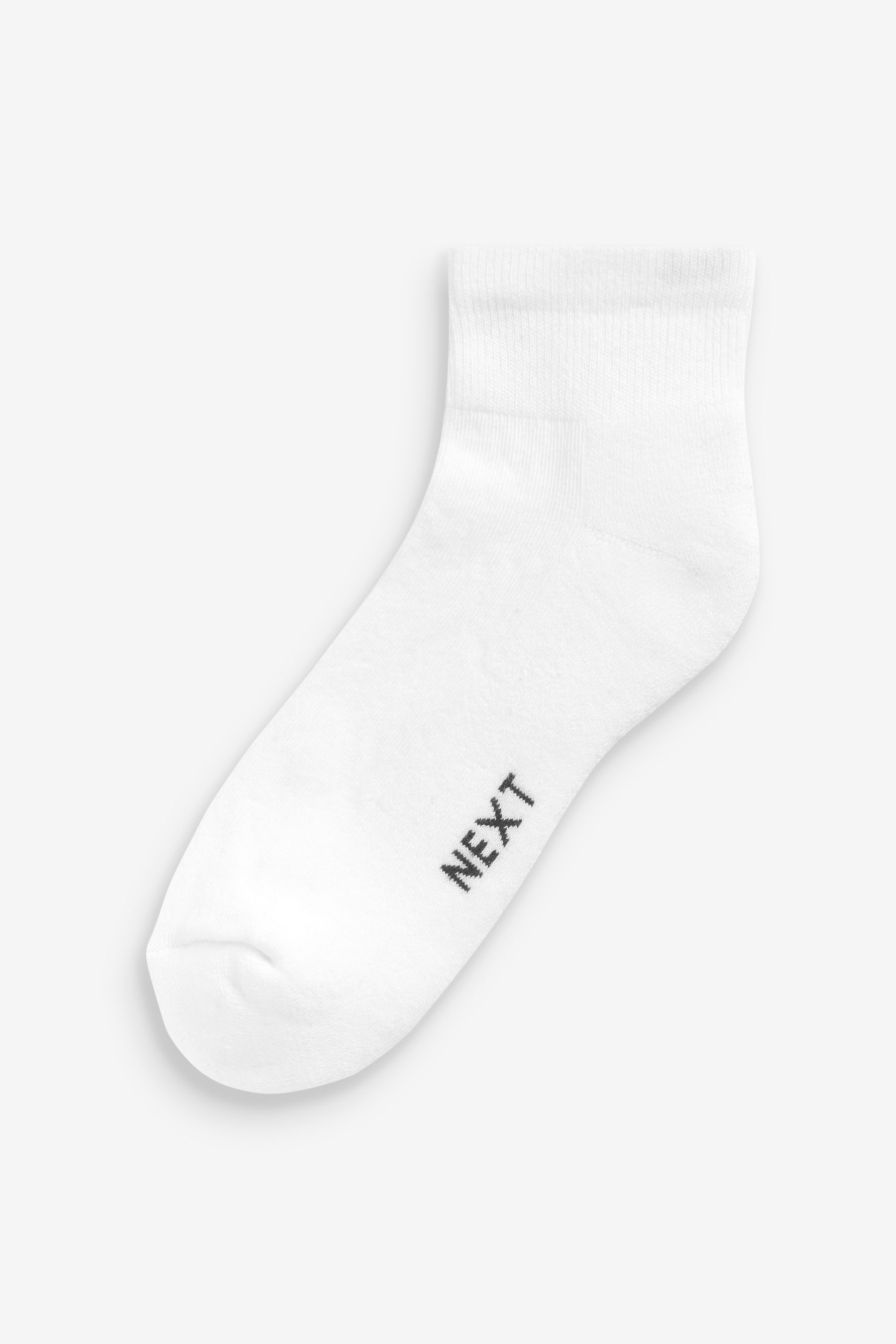 Buy White 5 Pack Cushioned Sole Mid Trainer Socks from the Next UK ...
