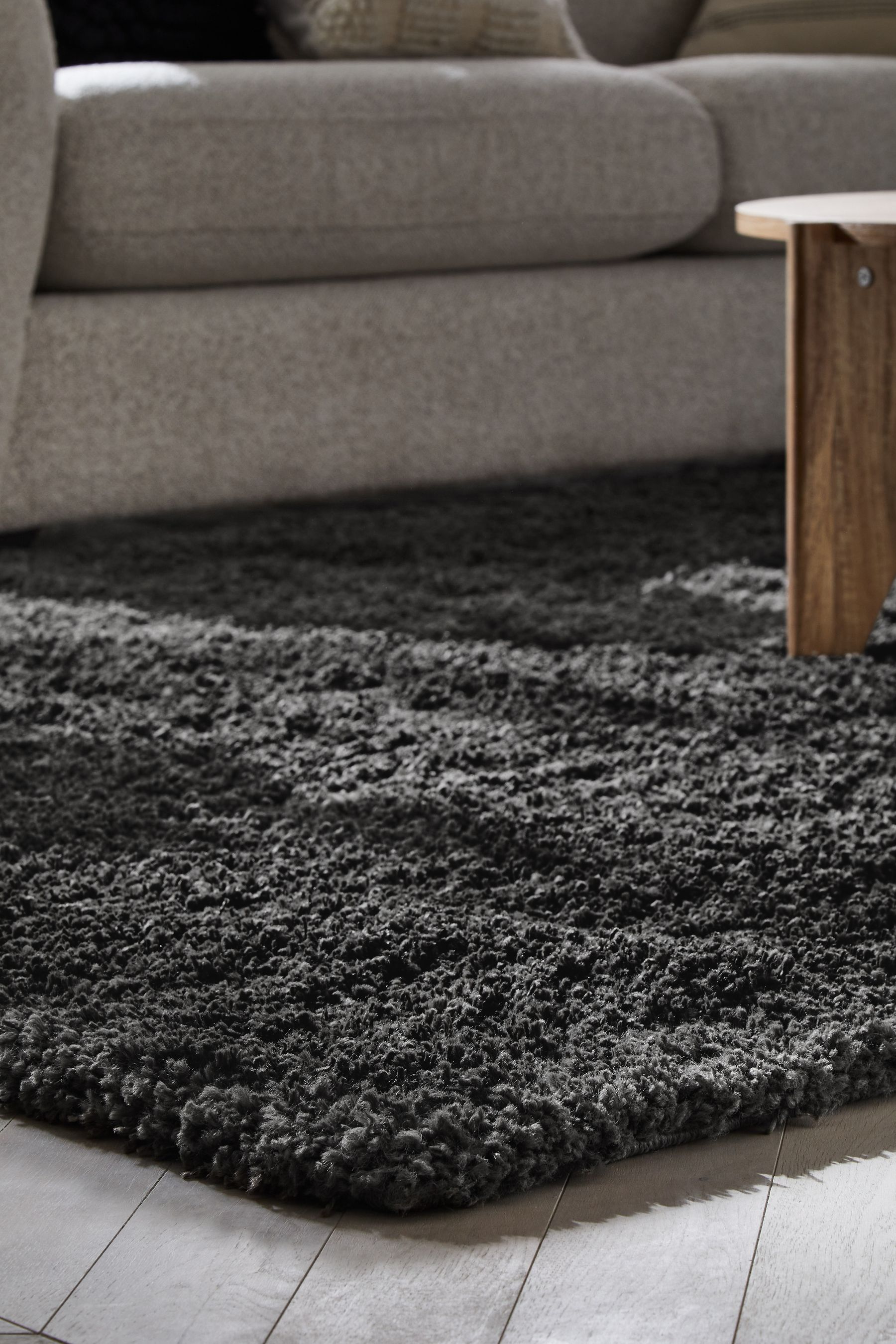 Buy Charcoal Grey Premium Cosy Shaggy Rug from the Next UK online shop