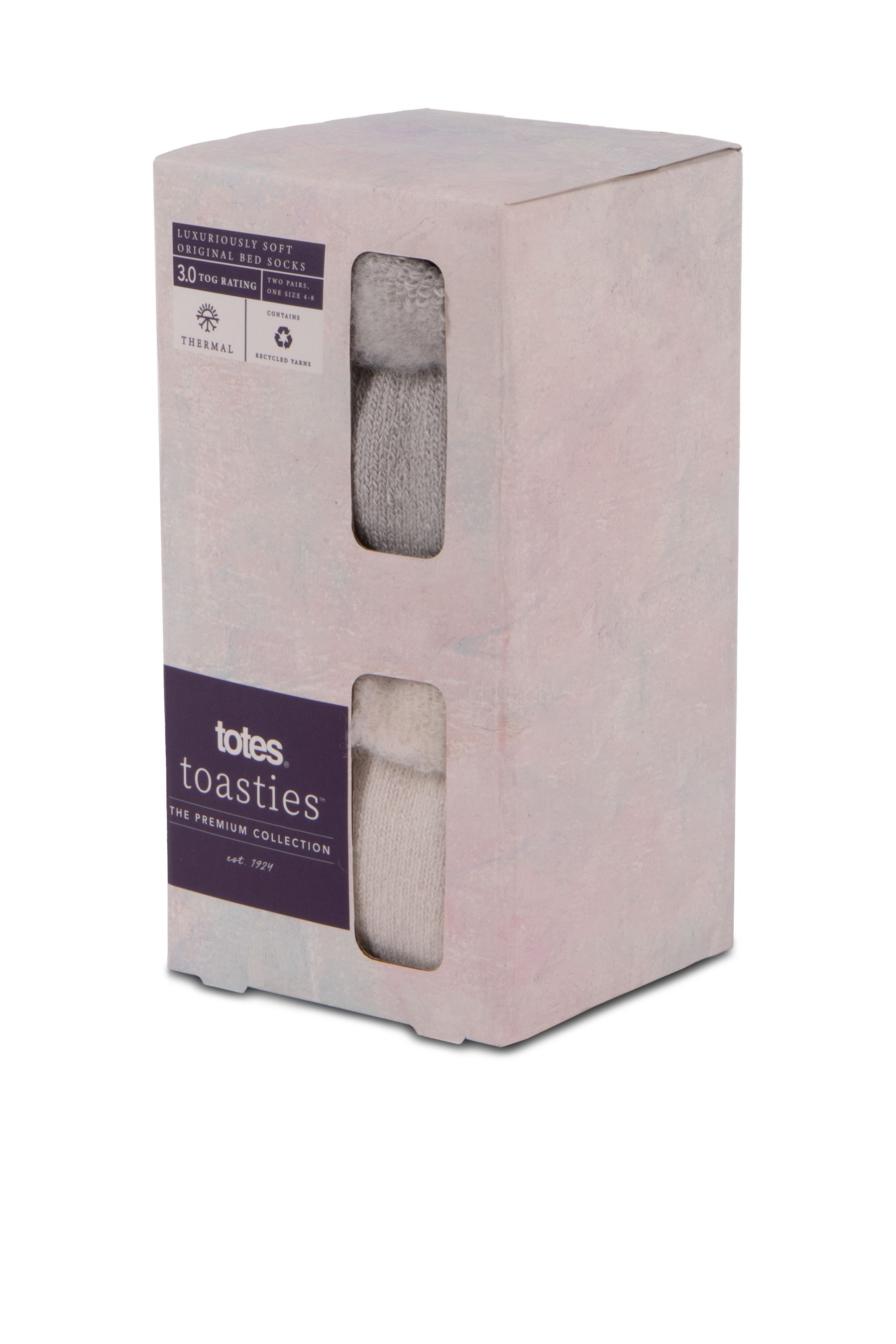 Buy Totes Natural Ladies Brushed Thermal Bed Socks from the Next UK ...